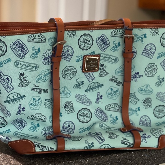 Dooney & Bourke | Bags | Nwt Disney Dooney Bourkelimited Dvc Blue Tote ...